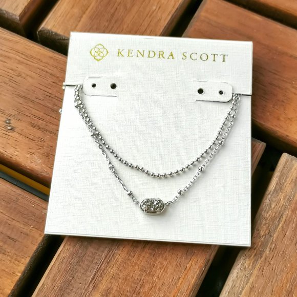Kendra Scott | Jewelry | Kendra Scott Emilie Silver Multi Strand ...